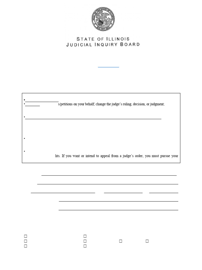 Judicial Misconduct Complaint Form | PDF | Government | Political Law