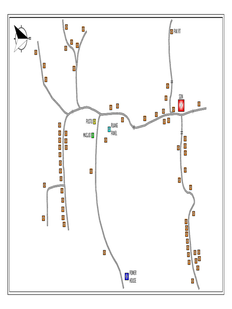 Peta Situasi Layout | PDF