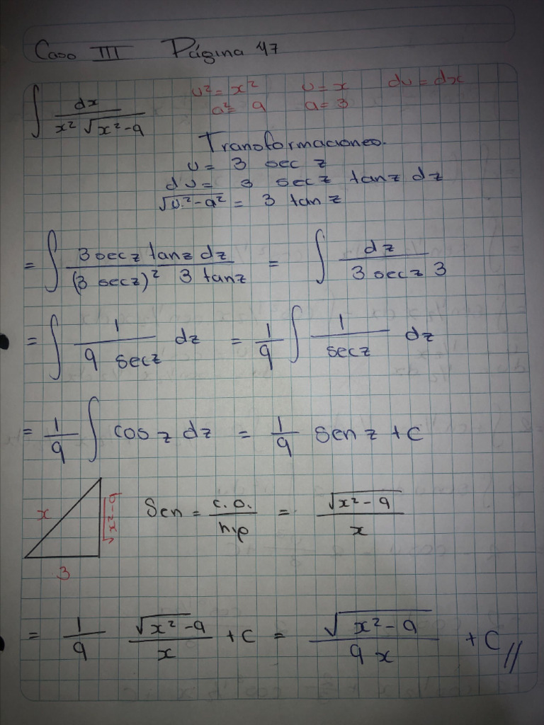 ejercicios de integral con funciones trigonometricas | PDF