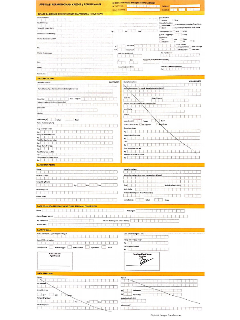Form Aplikasi Maybank | PDF