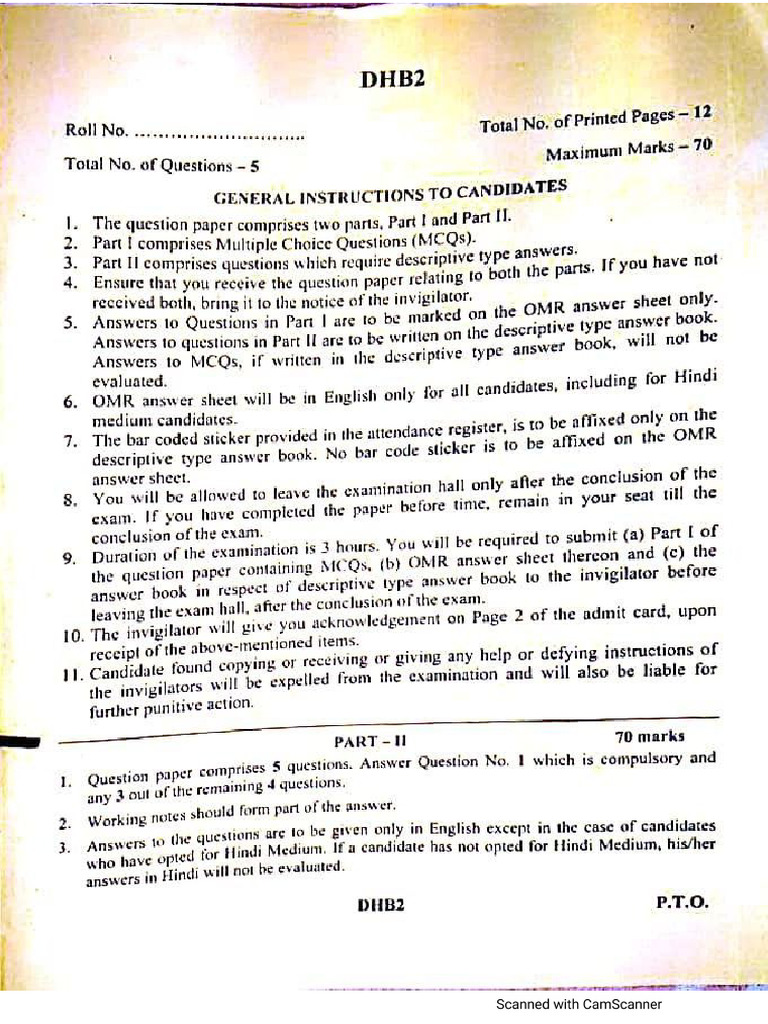 CA Inter Law Nov 2020 Icai Question Paper | PDF