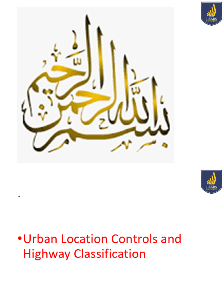 Highway Classification L0 Location Controls | PDF | Highway ...