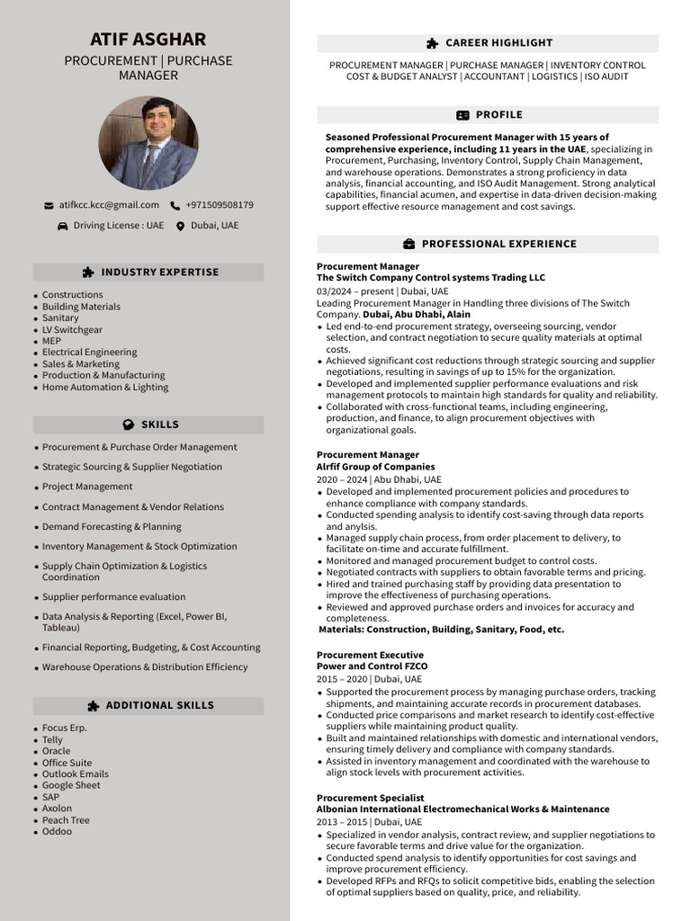 Uploads - Image - Bbze7IQdvho9JfVaAKZ3jWF6O10liP - CV ATIF ASGHAR PROCUREMENT PURCHASE MANAGER ...