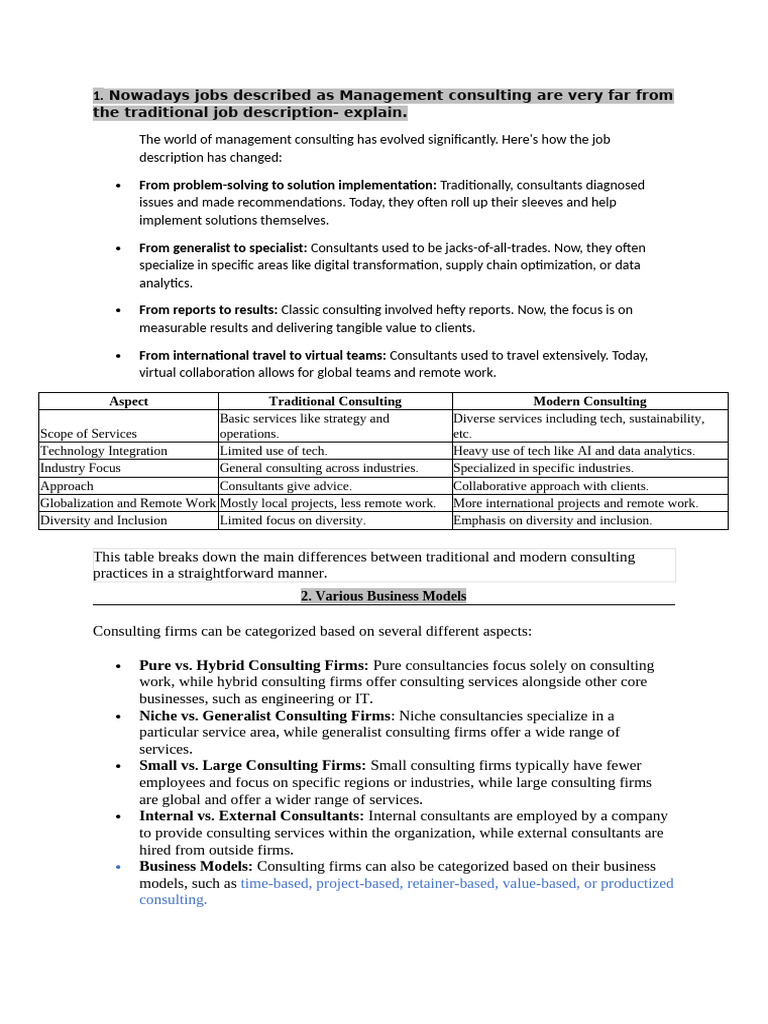 Chapter 3 Consultancy | PDF | Employment | Consultant