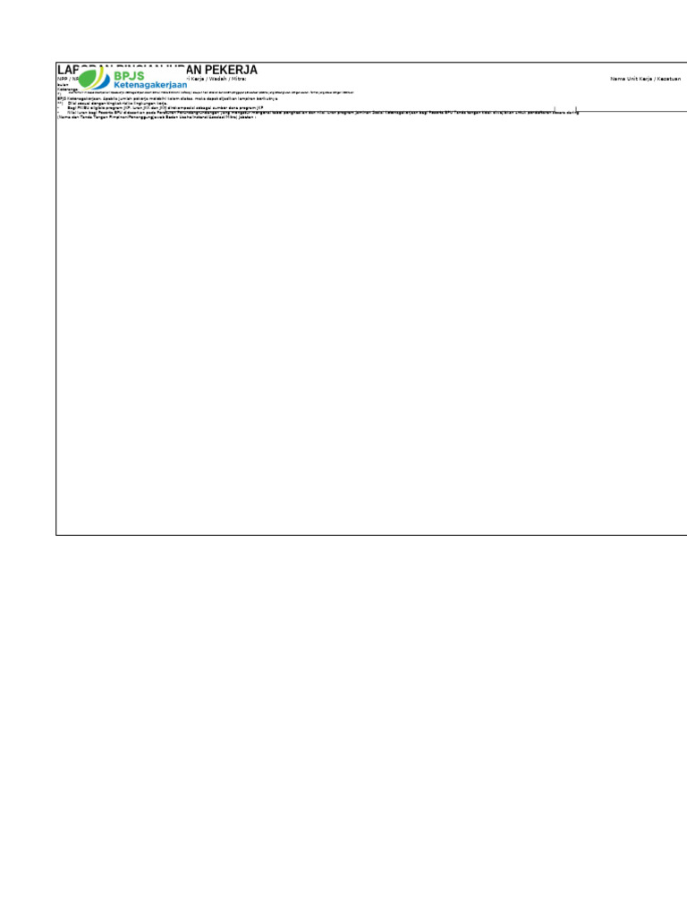 Formulir 2 Bpjs Ketenagakerjaan Pdf