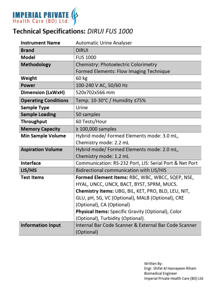 Dirui Fus 1000 | PDF | Wellness | Science & Mathematics