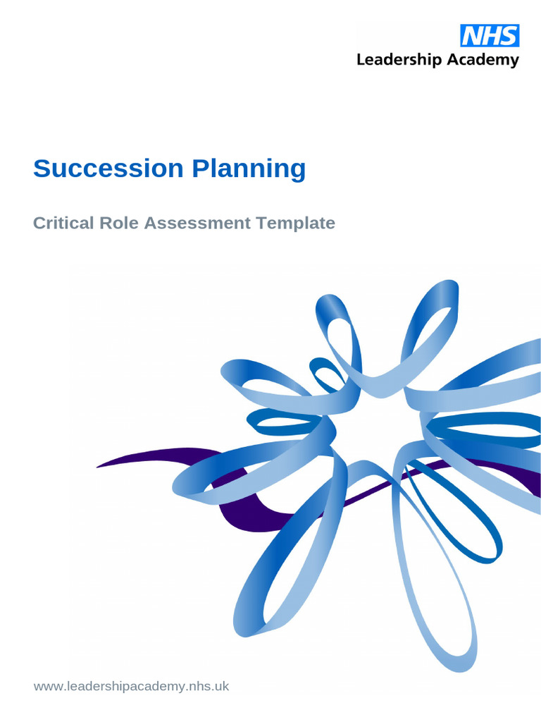 NHS Succession Planning Framework | PDF | Risk | Business