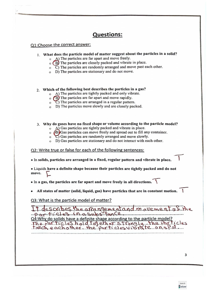 Answer Key Revision 1 | PDF