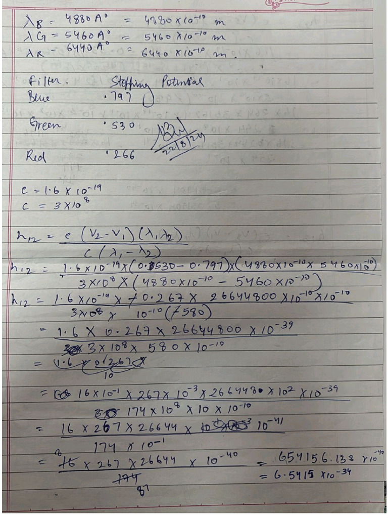 Problems Based On Photoelectric Effect | PDF