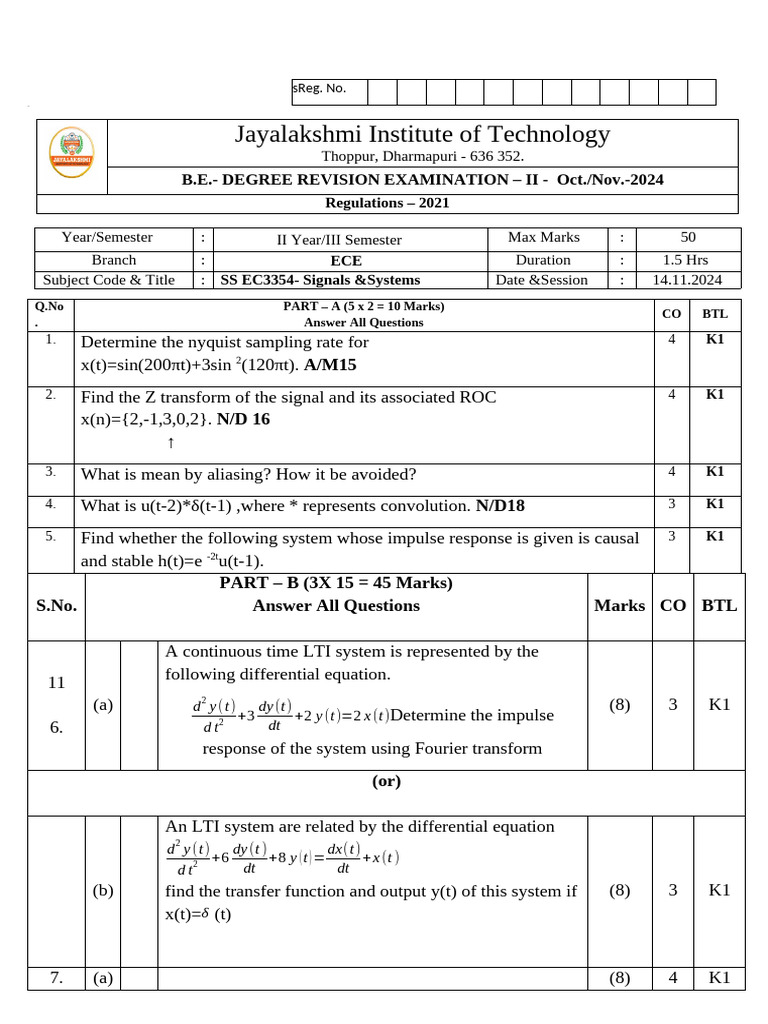 EC3355 SS IAT II Question Paper | PDF | Mathematical Analysis ... EC3355 SS IAT II Question Paper | PDF | Mathematical Analysis ...