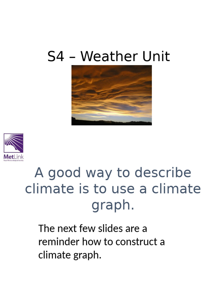 Weather Unit S4 - DrawingClimateGraphs | PDF | Earth Sciences | Atmosphere