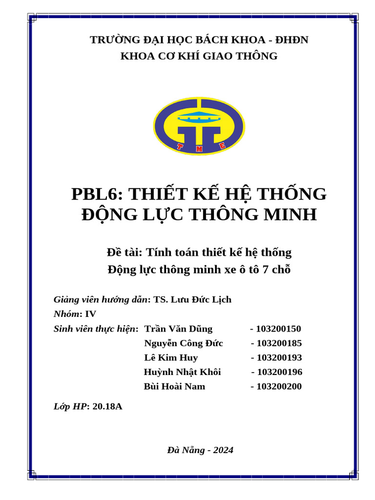 Thuyết Minh Nhóm 4 - Pbl6 | PDF