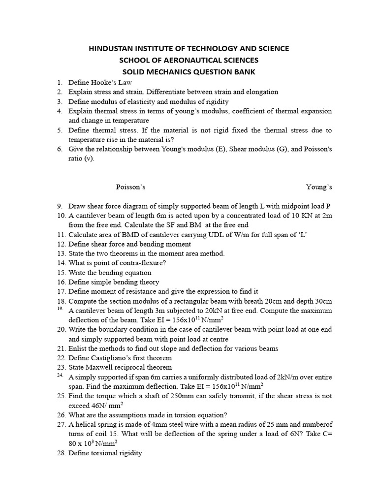 Load Calculation for Brass and Steel Rods | PDF | Bending | Beam ...