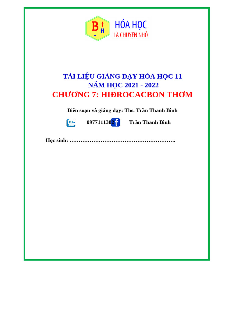 2021-2022.11. CD7. Hidrocacbon Thom. TTB - in | PDF