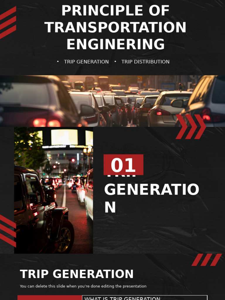 Trip Generation and Trip Distribution | PDF | Regression Analysis | Applied Mathematics