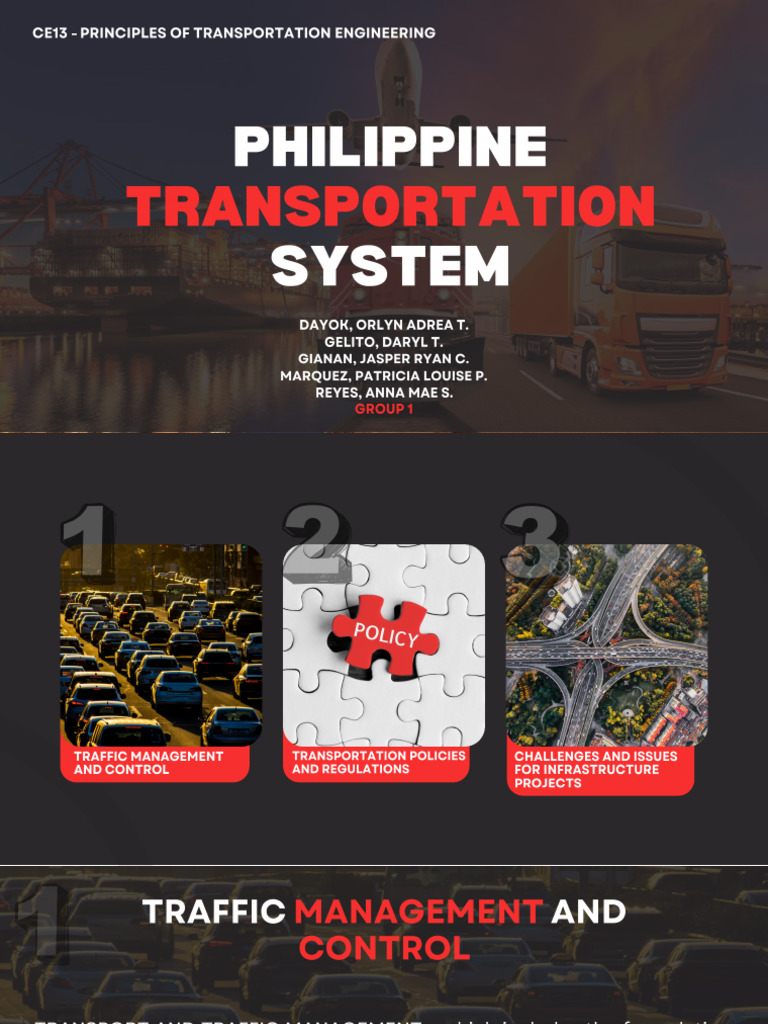 Philippine Transportation System | PDF