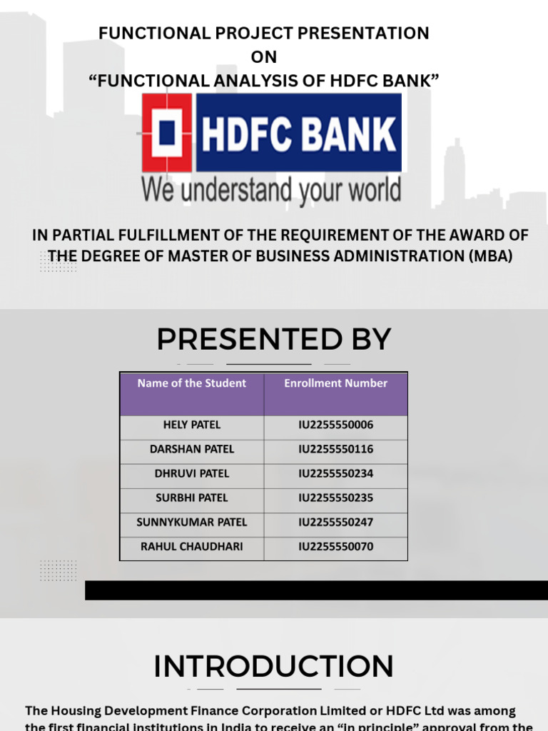 Functional PPT-Darshan - 2 | PDF | Banks | Investing