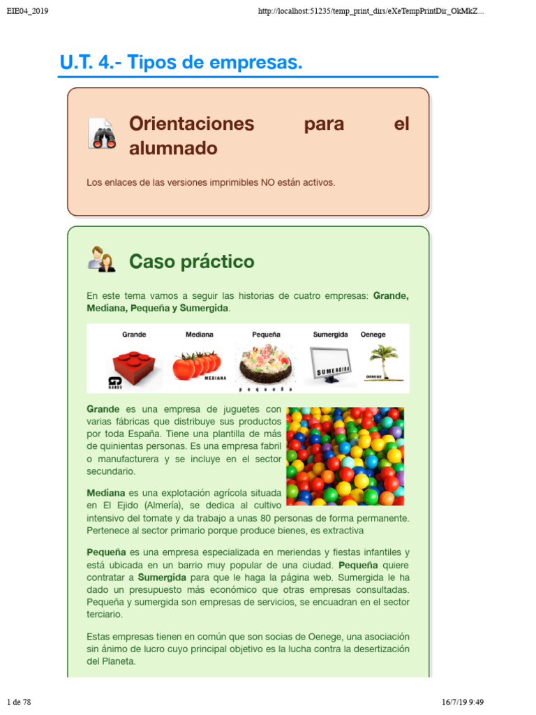 Tema 4 | PDF | Pequeñas y medianas empresas | Business