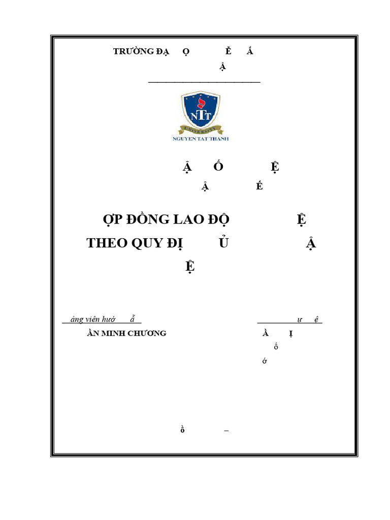 Khoa Luan - Hop Dong Lao Dong Vo Hieu Theo PLVN - 84tr | PDF