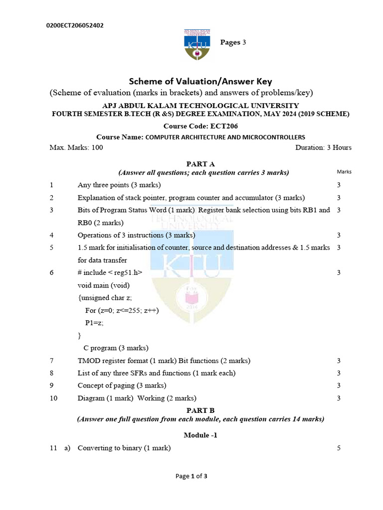 Ect206 Scheme | PDF | Pointer (Computer Programming) | Integrated Circuit