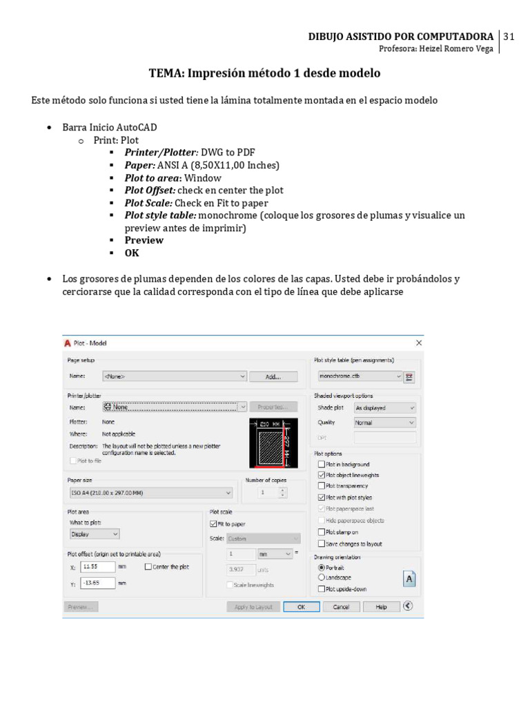 Clase CAD 2D P 31-32 | PDF | Métodos y materiales de enseñanza