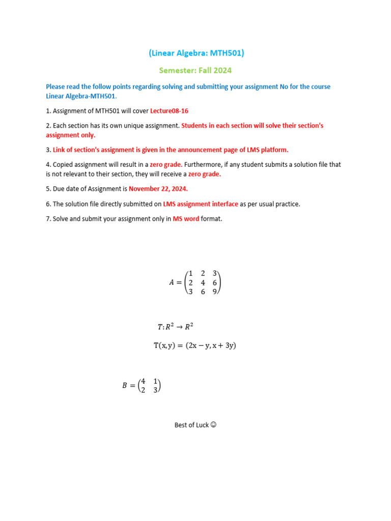Assignment Mth501 Fall2024 | PDF