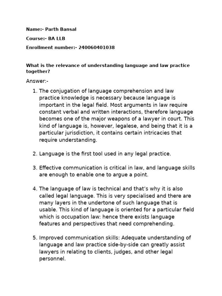 Assignment of English by Parth Bansal | PDF