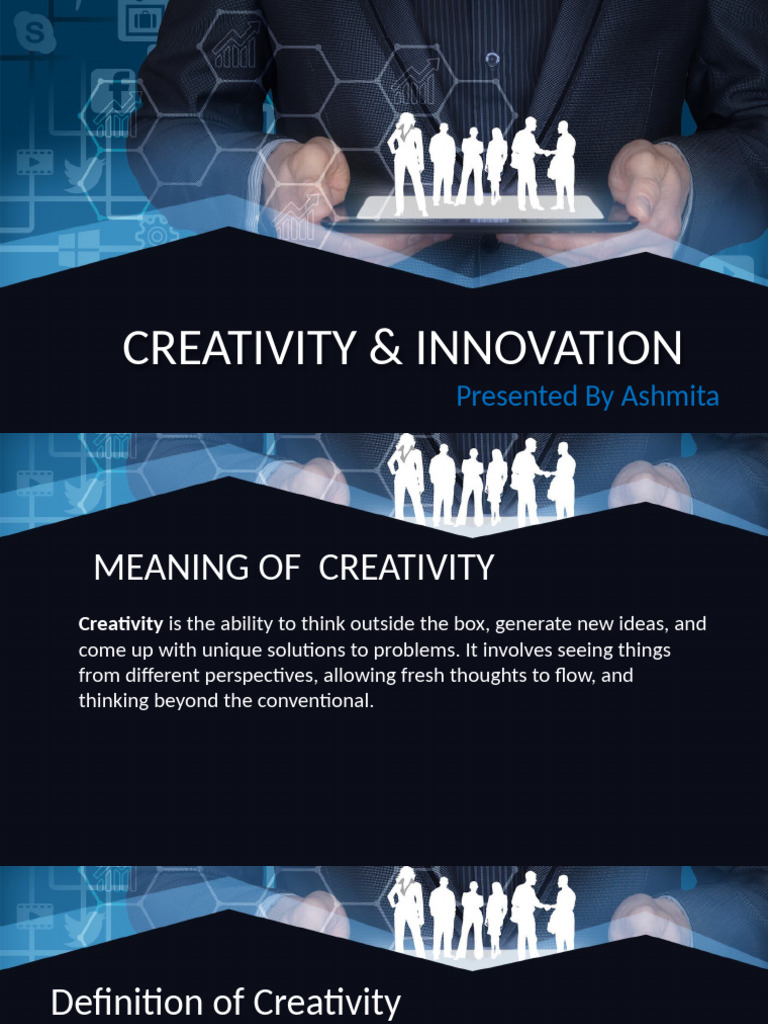 Creativity and Innovation | PDF | Creativity | Human Resources