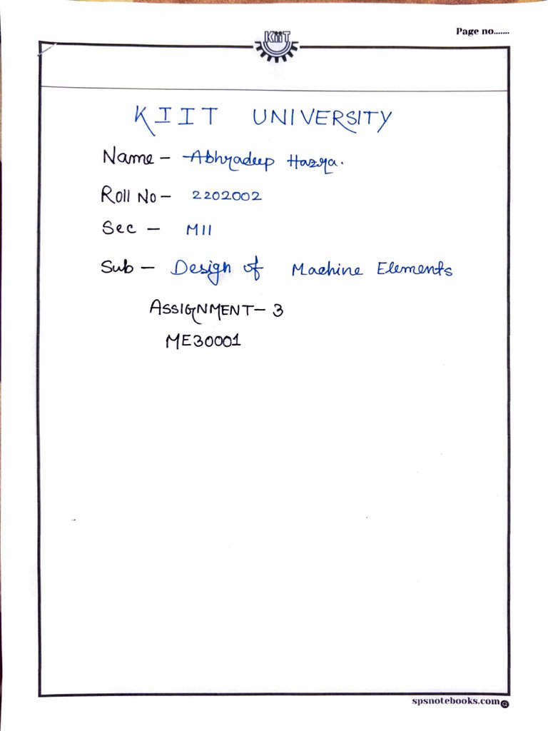 DME Assignment 03 | PDF