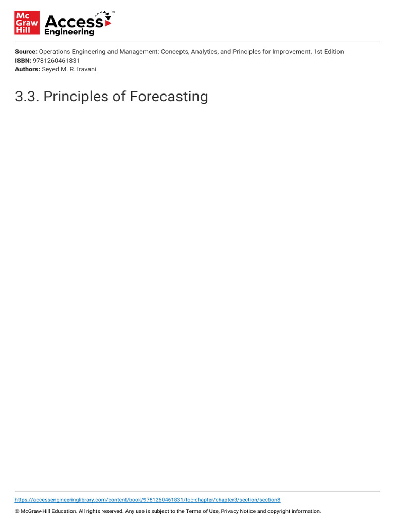 Principles of Forecasting | PDF | Forecasting | Demand