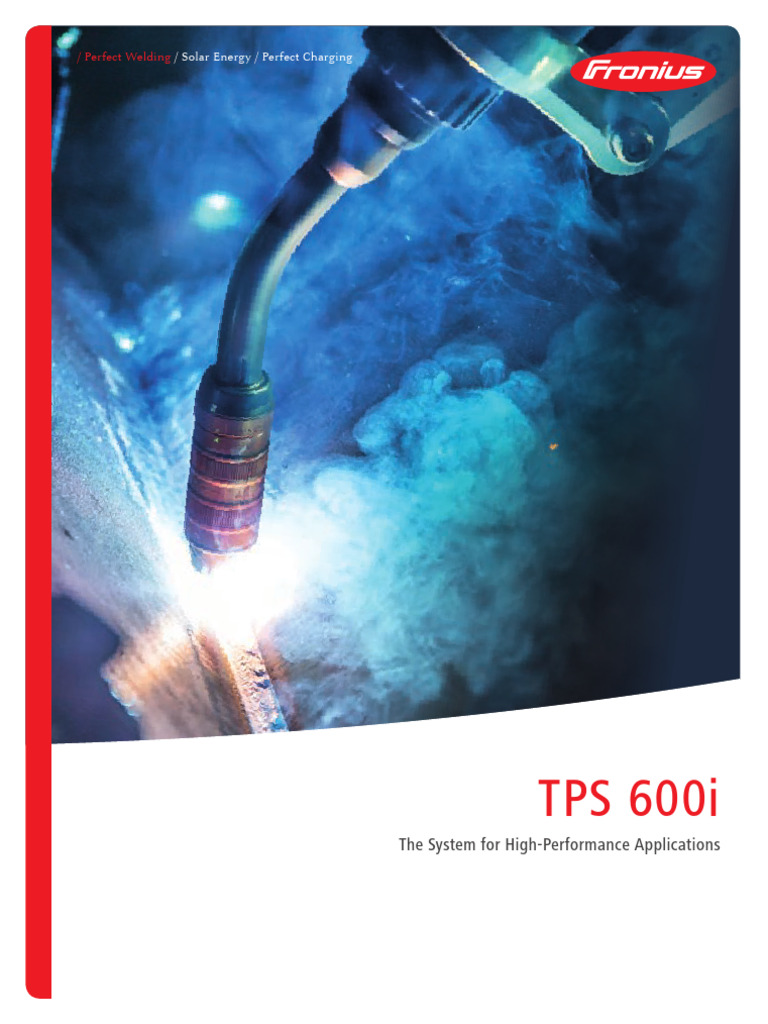 PW_BRO_TPS_600i_EN | PDF | Welding | Construction