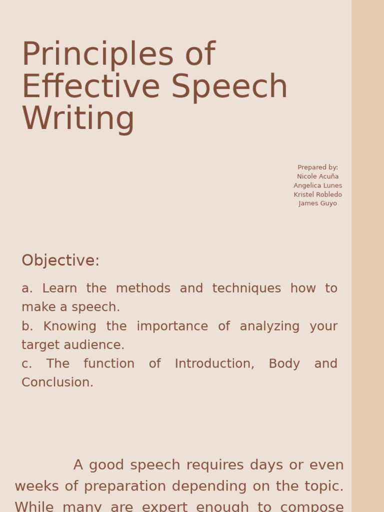 Principles of Effective Speech Writing PPT - 20241111 - 162704 - 0000 ...
