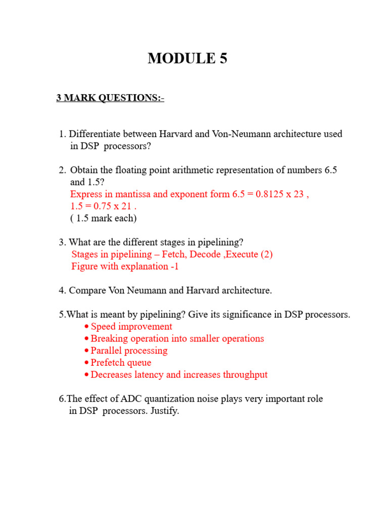 MODULE 5 | PDF | Digital Signal Processing | Sampling (Signal Processing)