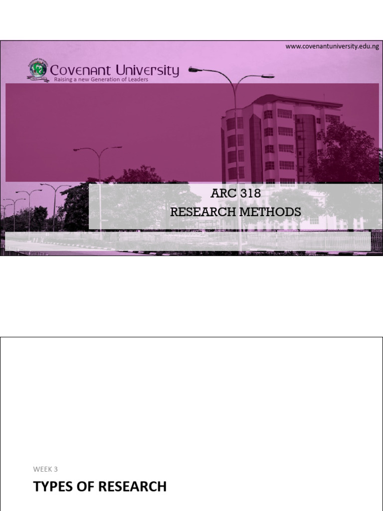 Fundamentals of Research- Types of research | PDF | Data Analysis ...