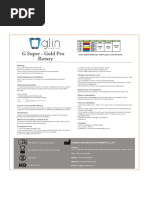 END Document ProTaper Gold Sequence Card | PDF