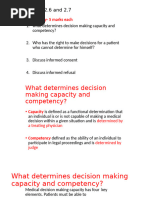 Appelbaum Criteria for Patient Capacity | PDF | Dementia | Medical ...