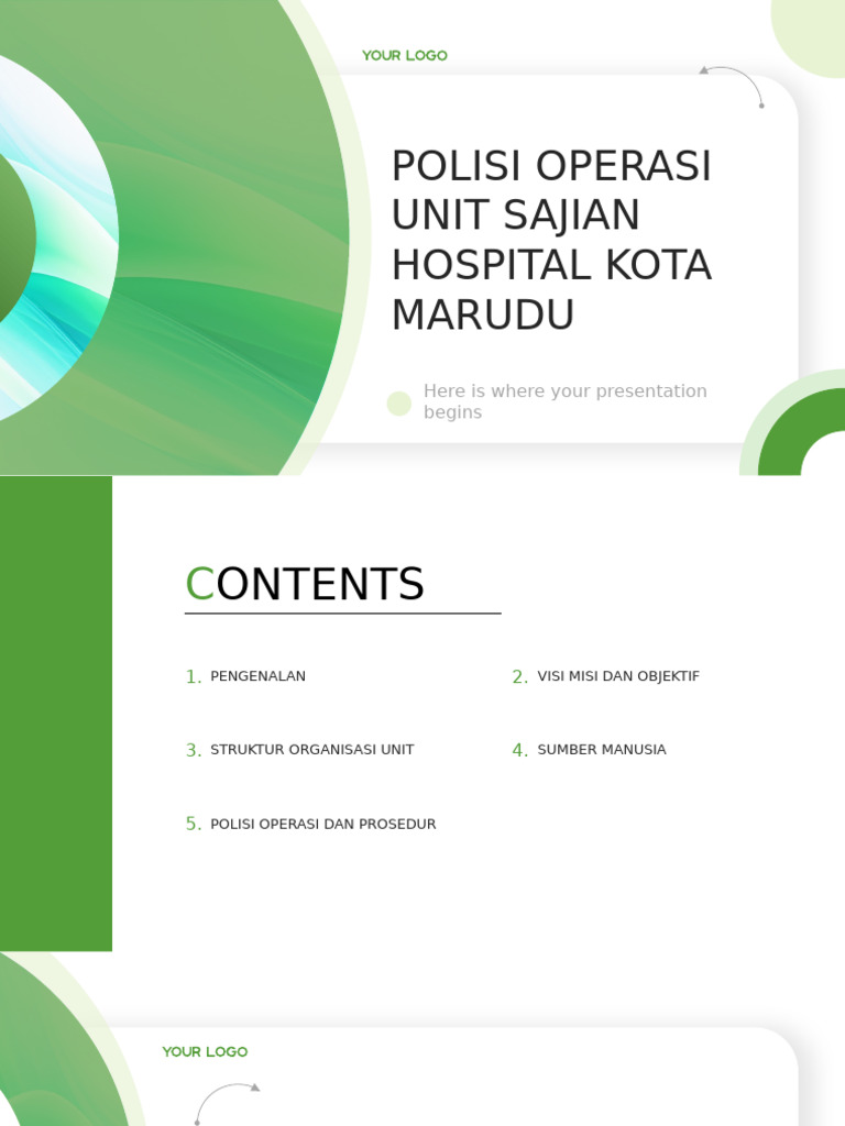 Polisi Operasi Unit Sajian Hospital Kota Marudu | PDF