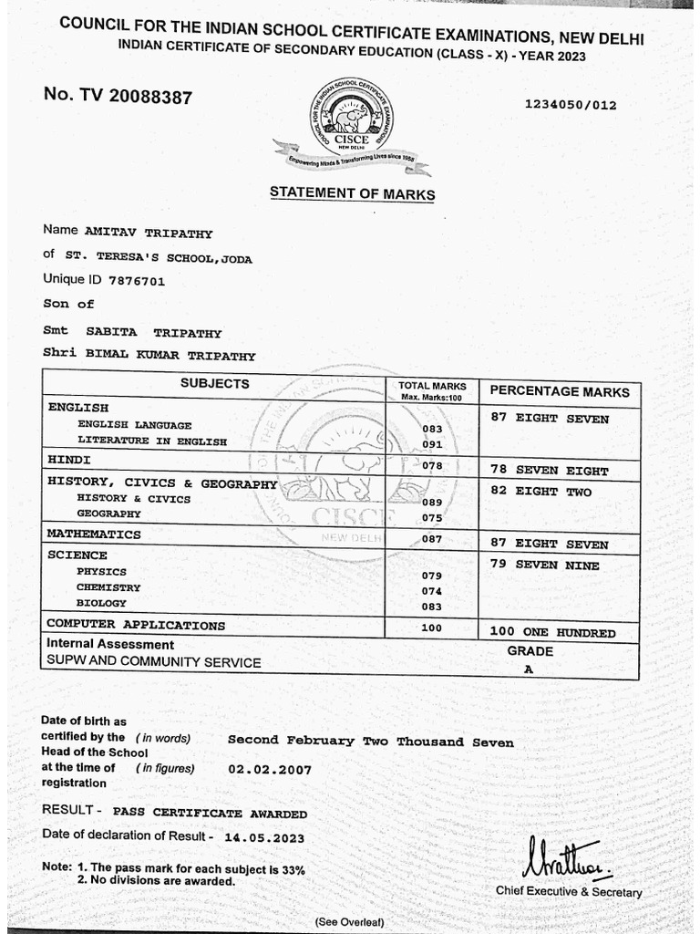 Classxcertificate PDF | PDF