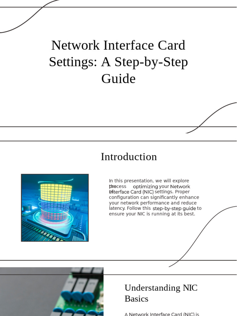 Network Interface Card | PDF | Computer Network | Network Interface Controller