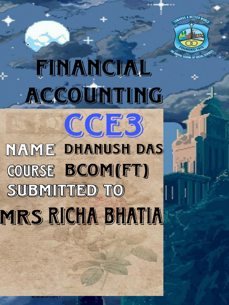 Financial Accounting Cce-Compressed | PDF