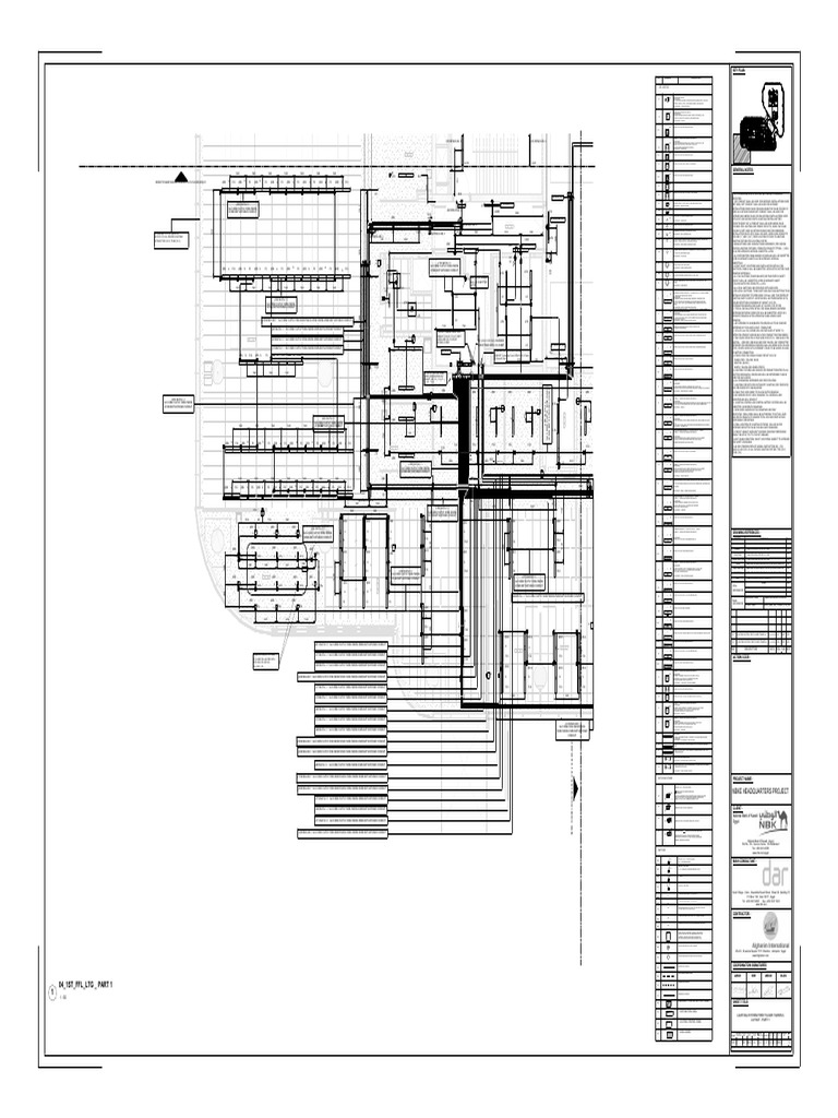 Lighting System First Floor Tower A Layout - Part 1 | PDF | Interior ...