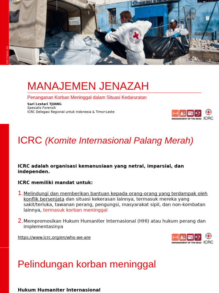 ICRC - MotD Sensitisation - REV | PDF