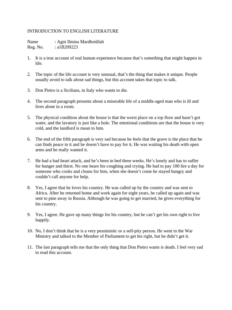 Introduction To English Literature | PDF | General Fiction