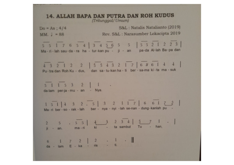 Allah Bapa Dan Putra Dan Roh Kudus | PDF