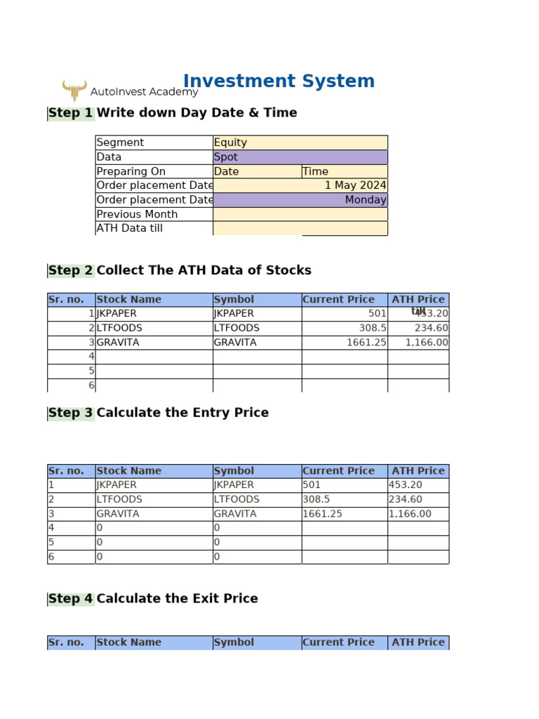 Investment System | PDF | Stocks | Financial Economics