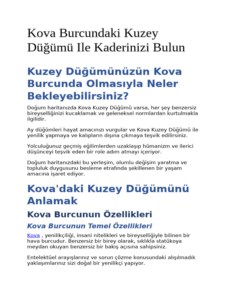 Kad Kova | PDF