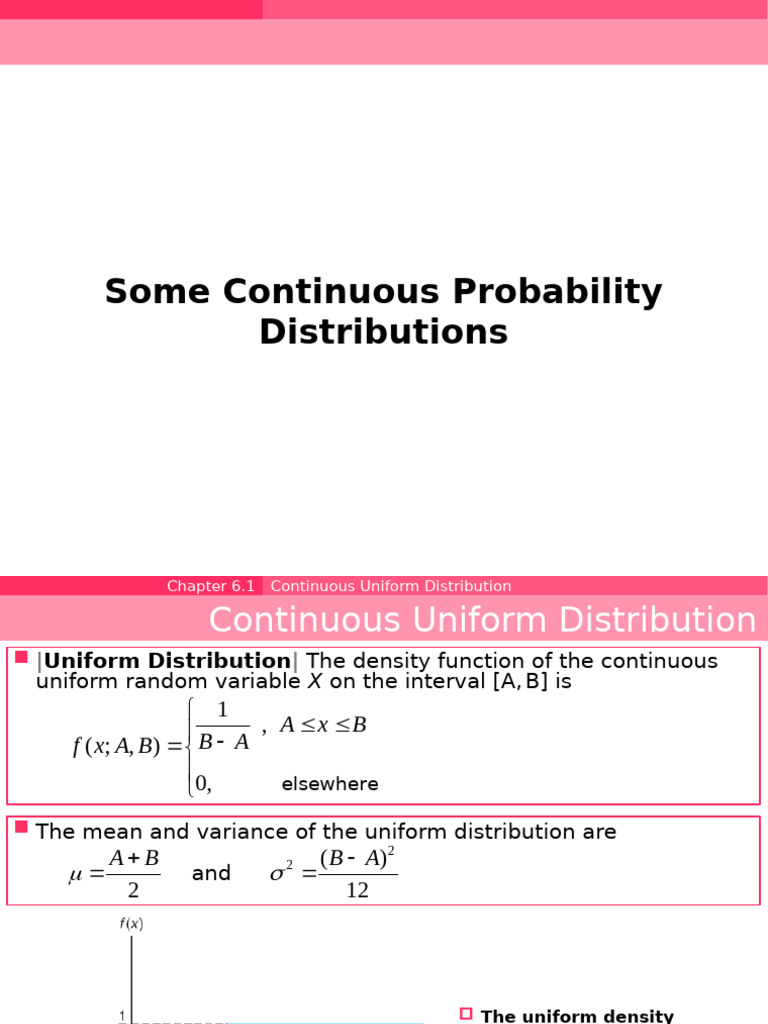CH 6 Continuous Probability Distributions | PDF | Normal Distribution ...