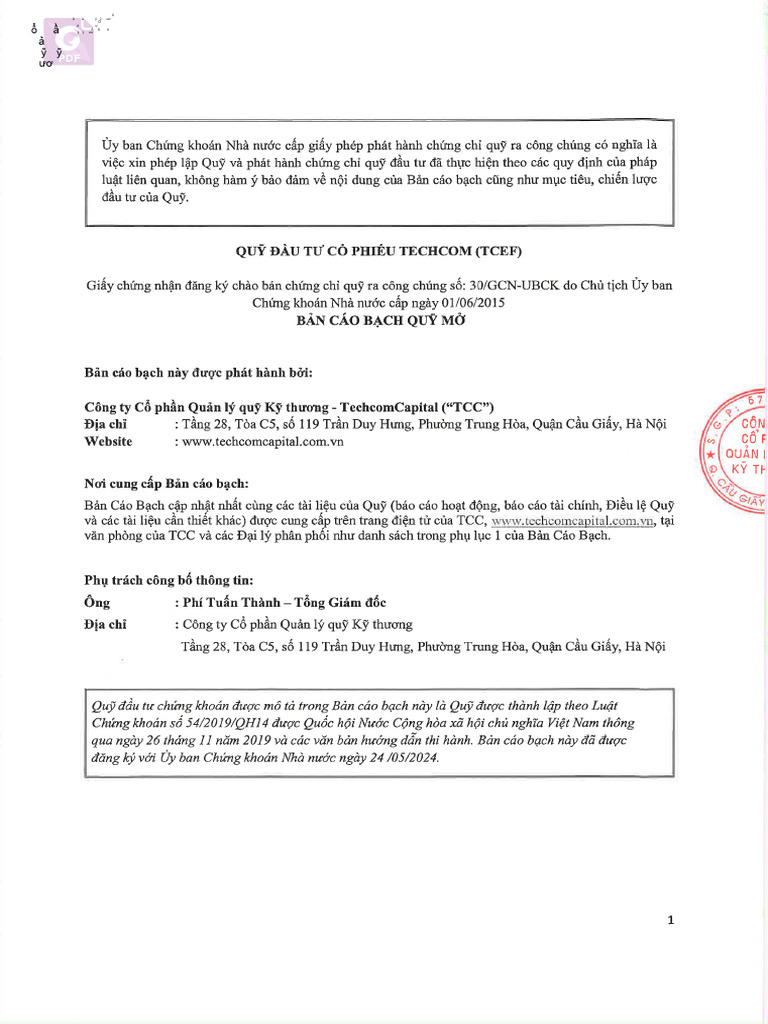 TCBF Analysis Report 2024 | PDF