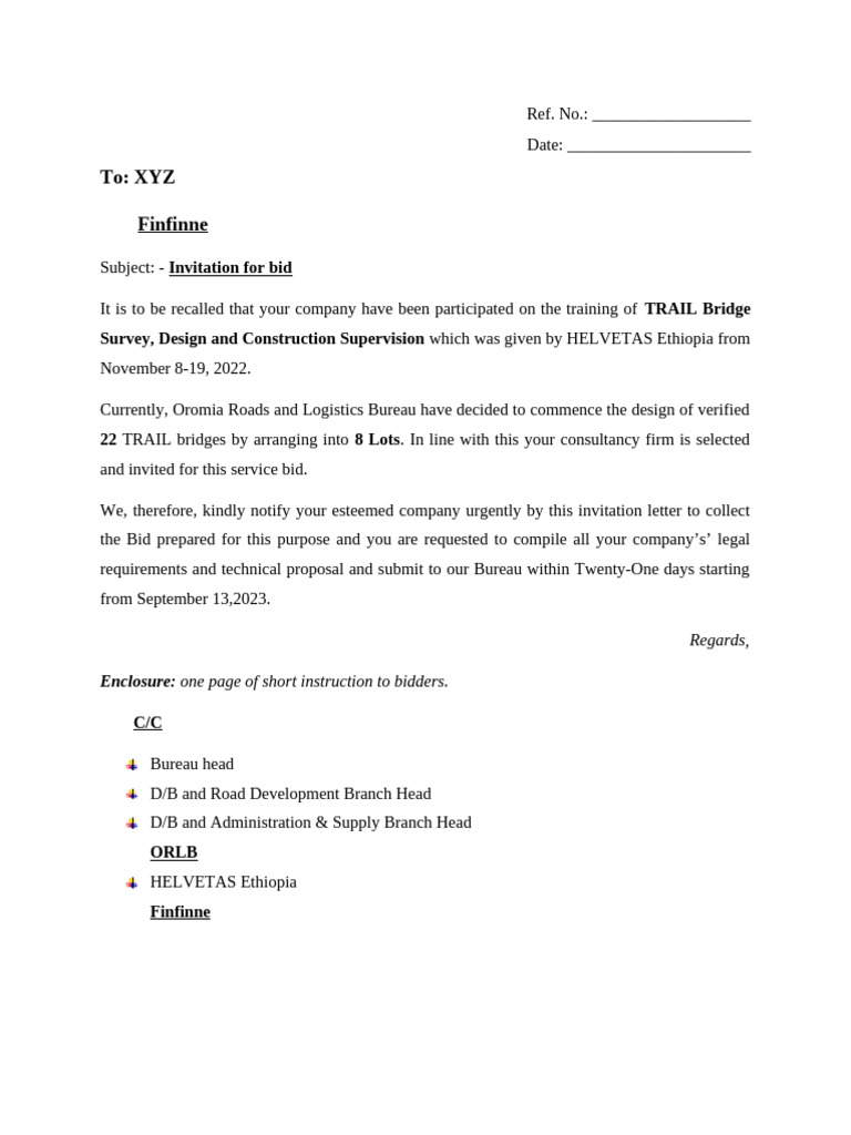 Invitation Letters | PDF | Finance & Money Management | Technology ...