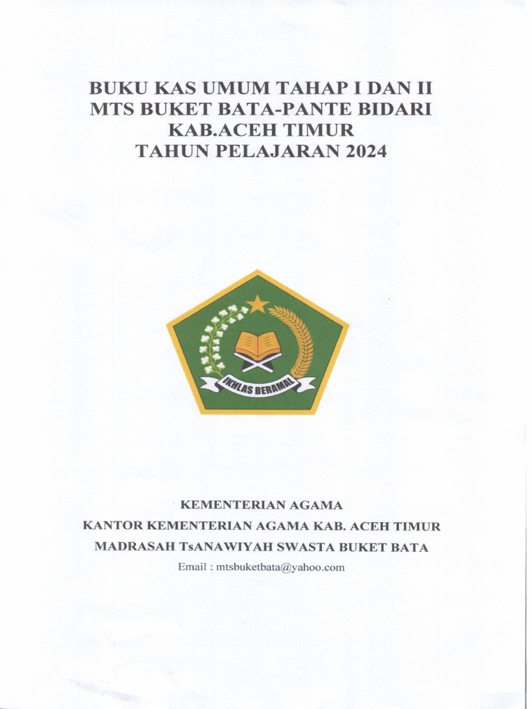 Bku MTS Buket Bata Tahun 2024 | PDF